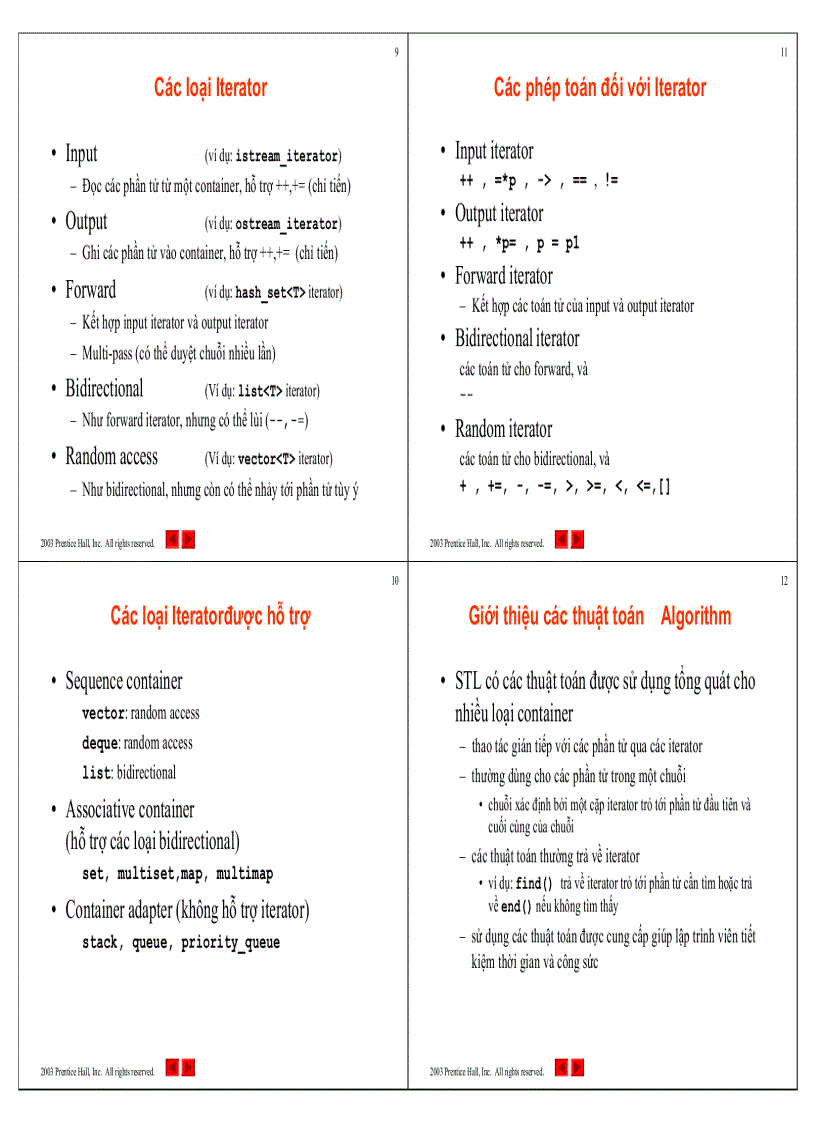Thư viện chuẩn C Standard Template Library STL