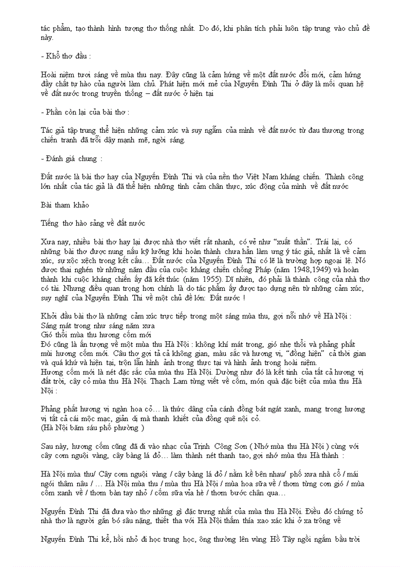 Phan tich Dat nuoc cua Nguyen Dinh Thi
