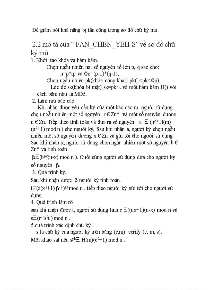 Chữ ký mù blind signatures