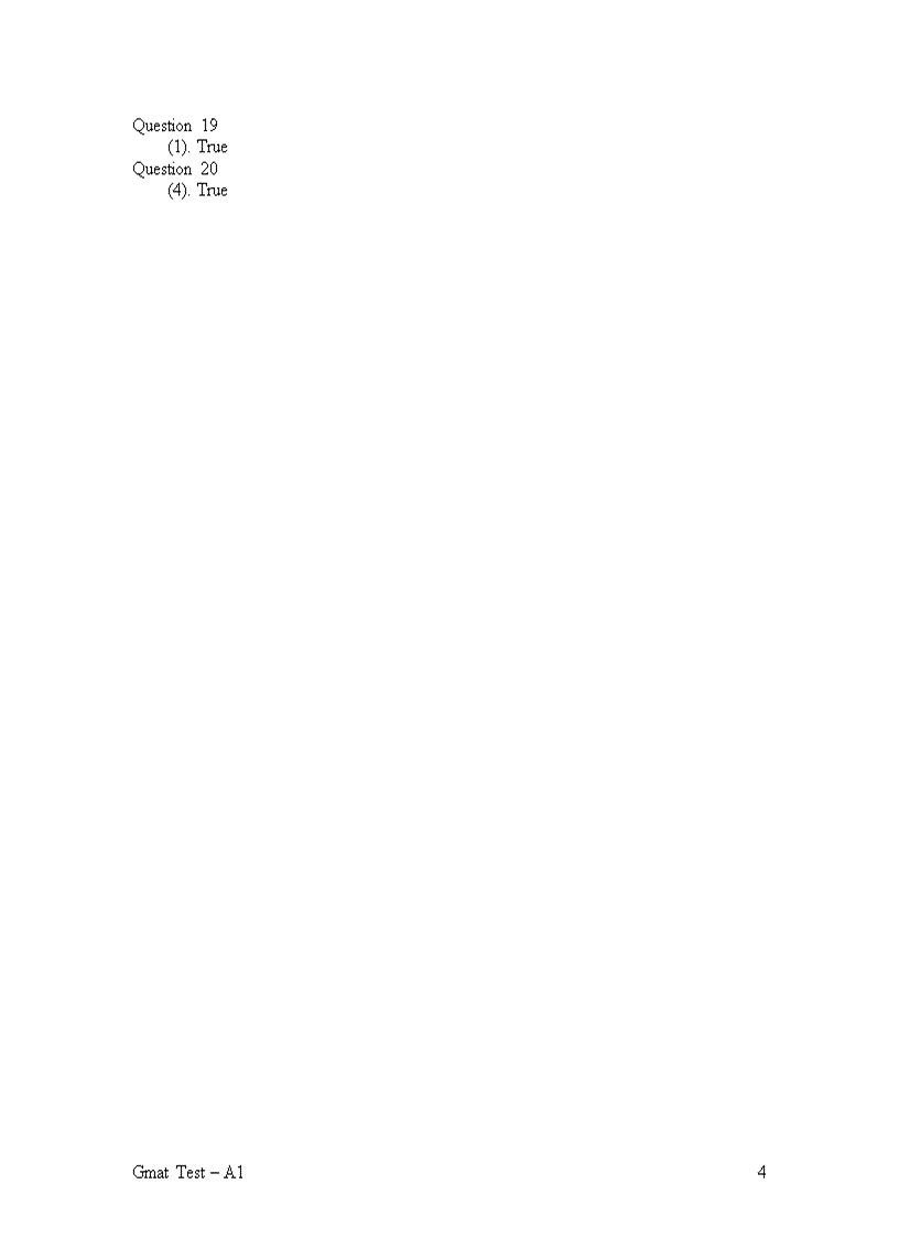 Đề thi FPT GMAT A1 có đáp án