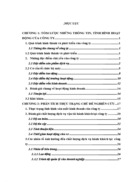 PHÂN TÍCH THỰC TRẠNG CHỦ ĐỀ NGHIÊN CỨU